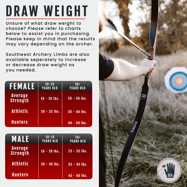 60" TigerShark One Piece Recurve Bow | All Bows | Southwest Archery