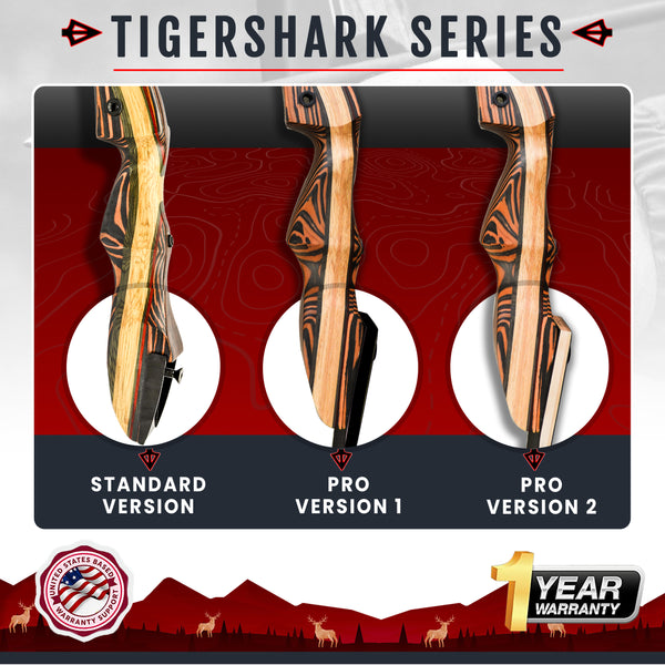 62" Tigershark PRO Takedown Recurve Bow | Southwest Archery